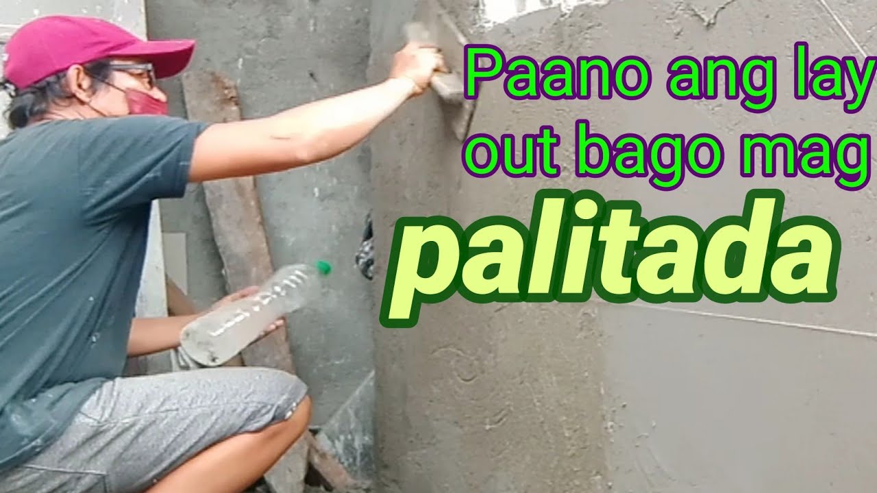 Paano ang lay out bago mag palitada/Antonio Negrite mix vlogs - YouTube