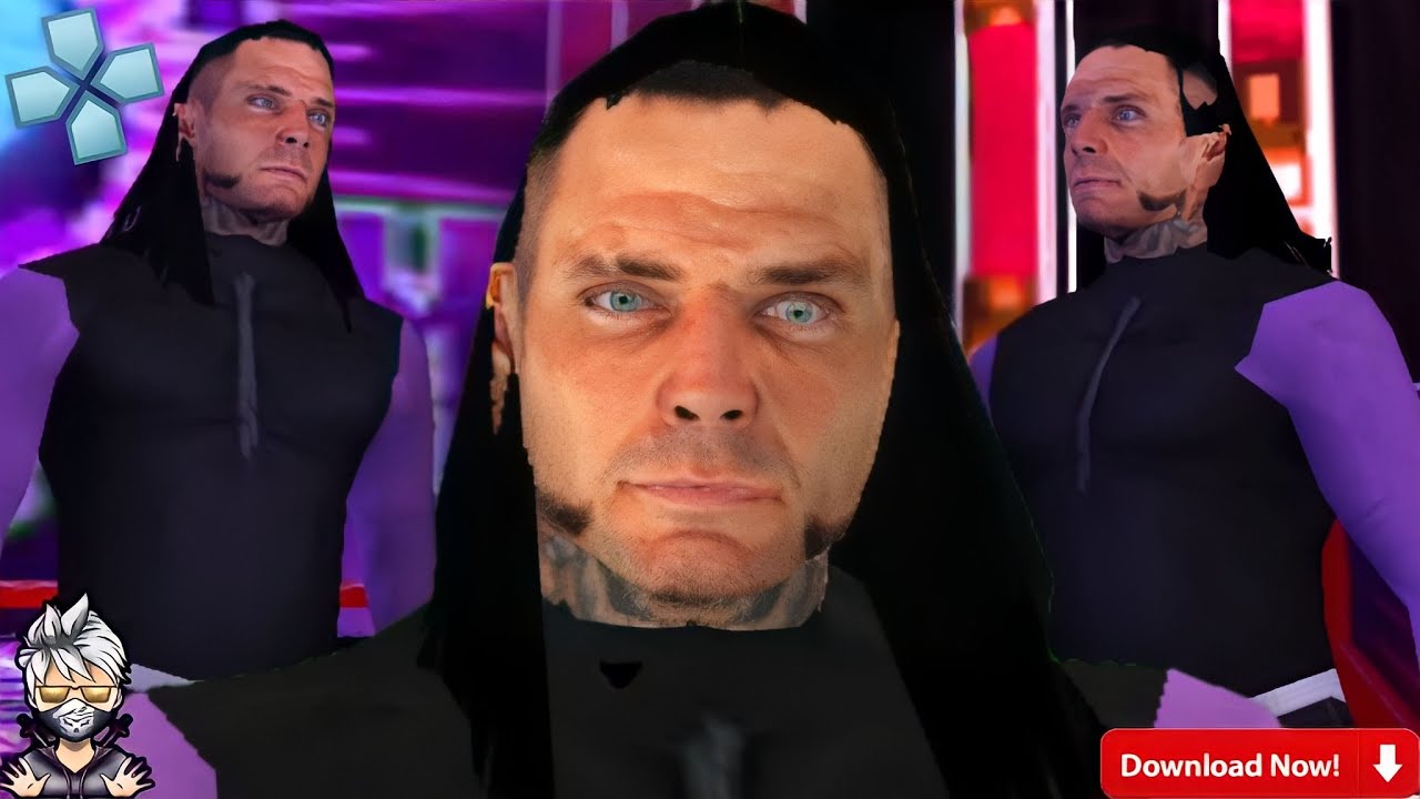 WWE 2K22 PSP: Android/PPSSPP- JEFF HARDY 2K18 texture for DON2K21 ...