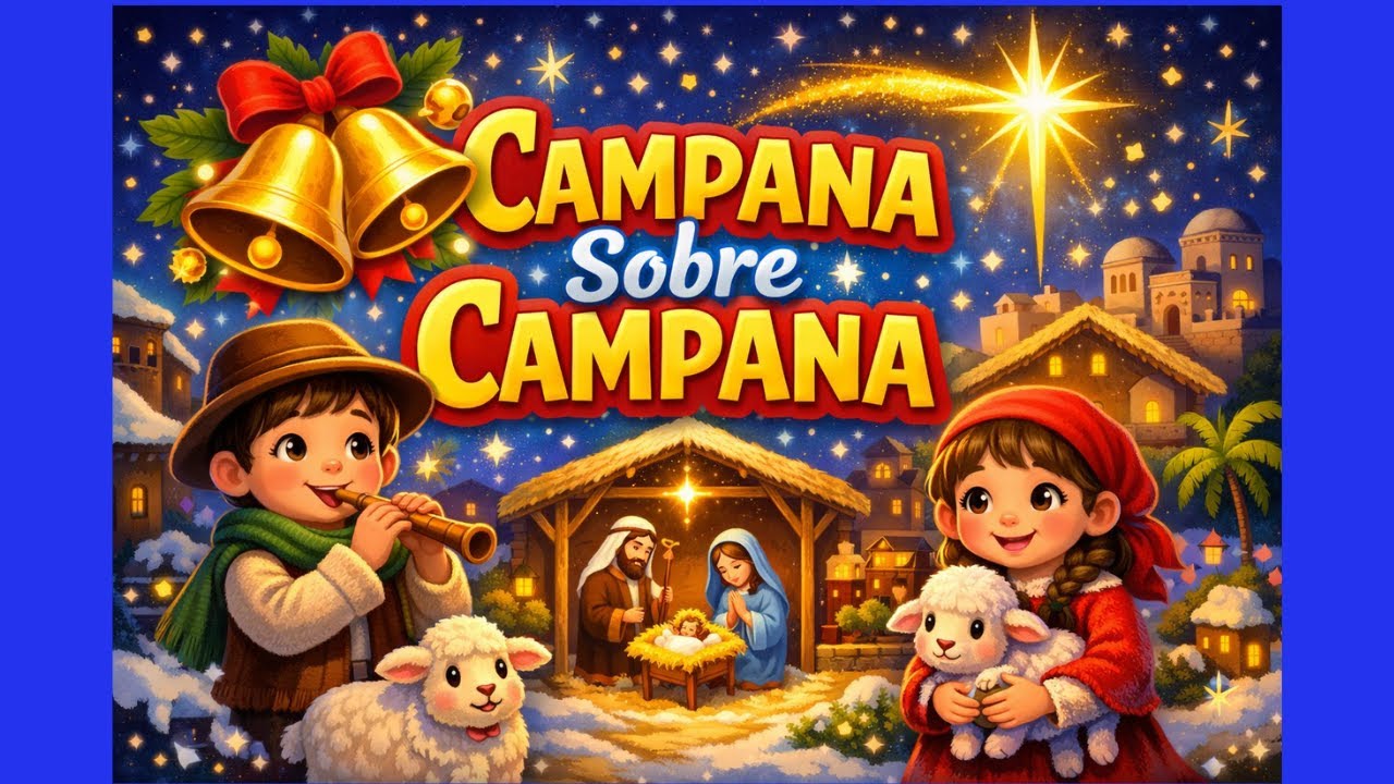 Campana sobre Campana 🎶🎄 | Villancico Infantil de Navidad | Canción ...