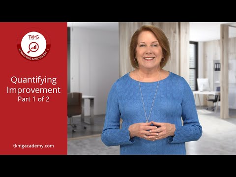 Quantifying Improvement - Part 1 | TKMG Academy Course Preview