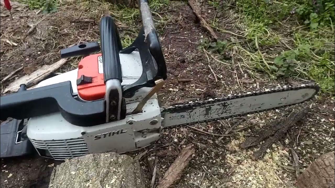 Stihl 011 AV chainsaw - YouTube