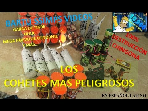 LOS COHETES PELIGROSOS GARRA DE TIGRE VS HULK,CARA DE DIABLO - YouTube
