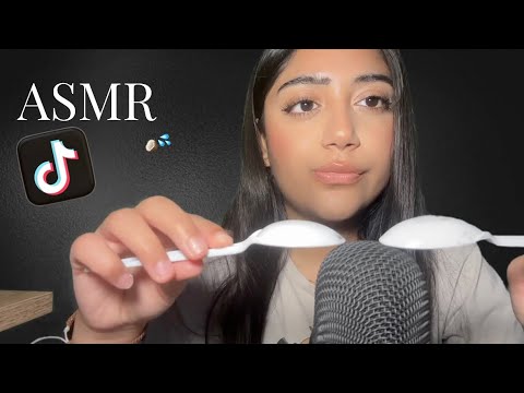 Popular TIKTOK ASMR triggers~ (Coconut Rain, Gel on mic, Hair Clipping ...