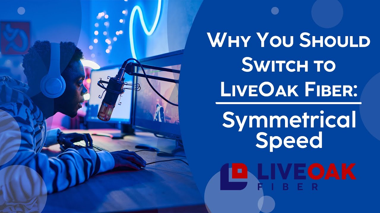 Why You Should Switch To LiveOak Fiber: Symmetrical Speed - YouTube