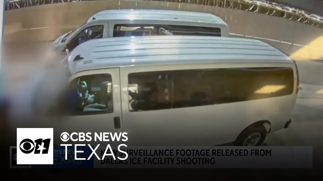 New surveillance footage released from Dallas ICE shooting shows agents ...