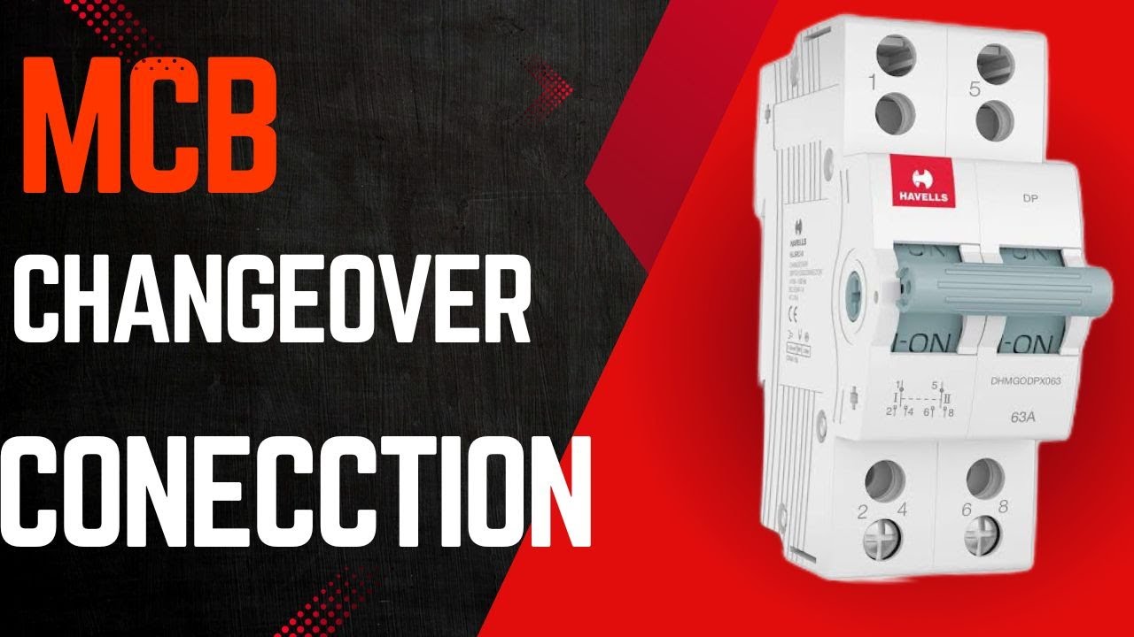 changeover breaker conecction /mcb change over switch conecction - YouTube