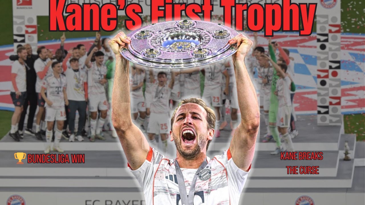 Harry Kane's First Trophy! Bayern's Road to Bundesliga Glory 2025 ...