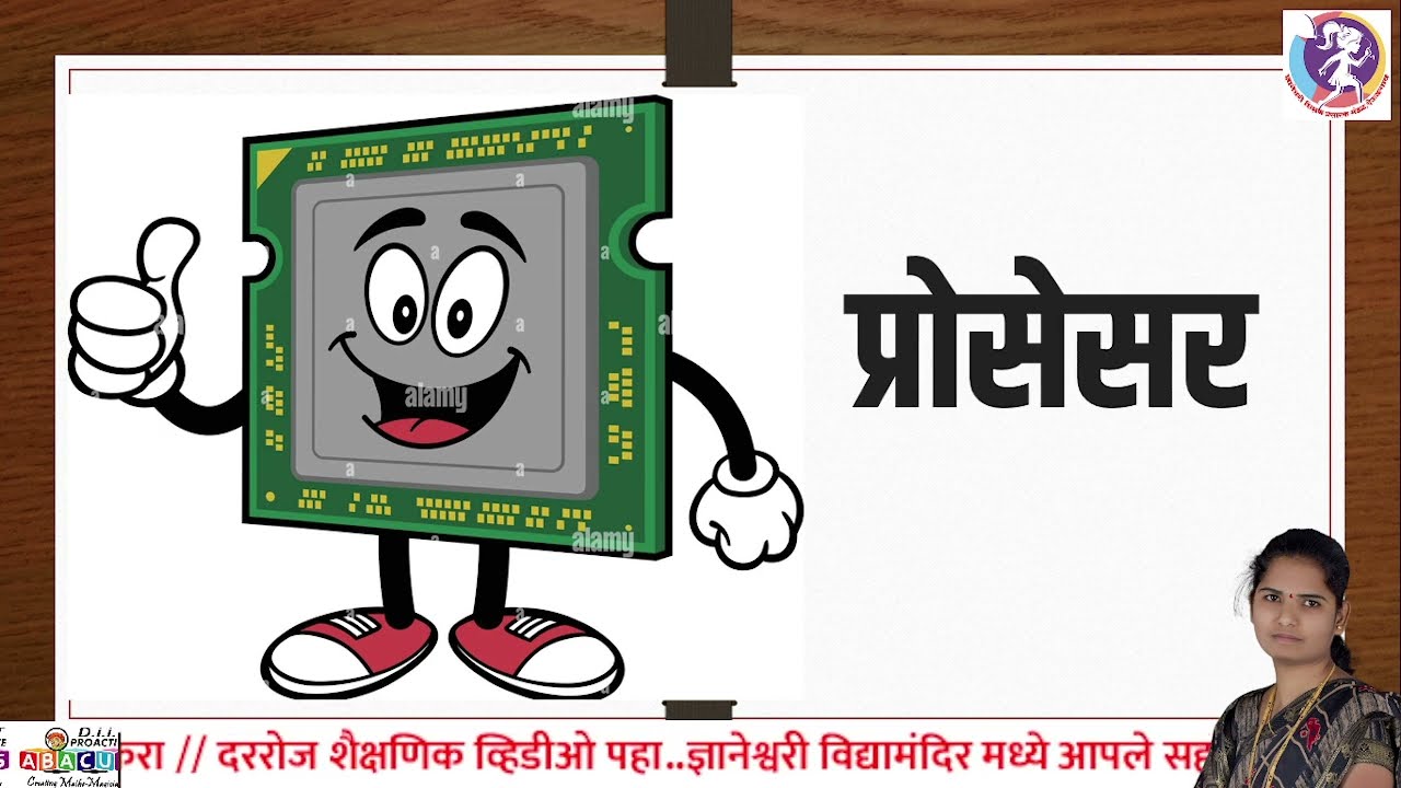 संगणक भागांची नावे/संगणकाचे भाग माहिती | संगणक माहिती | Computer parts ...