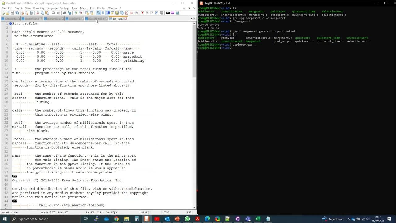 Use Gprof To Profile Your C Application Youtube