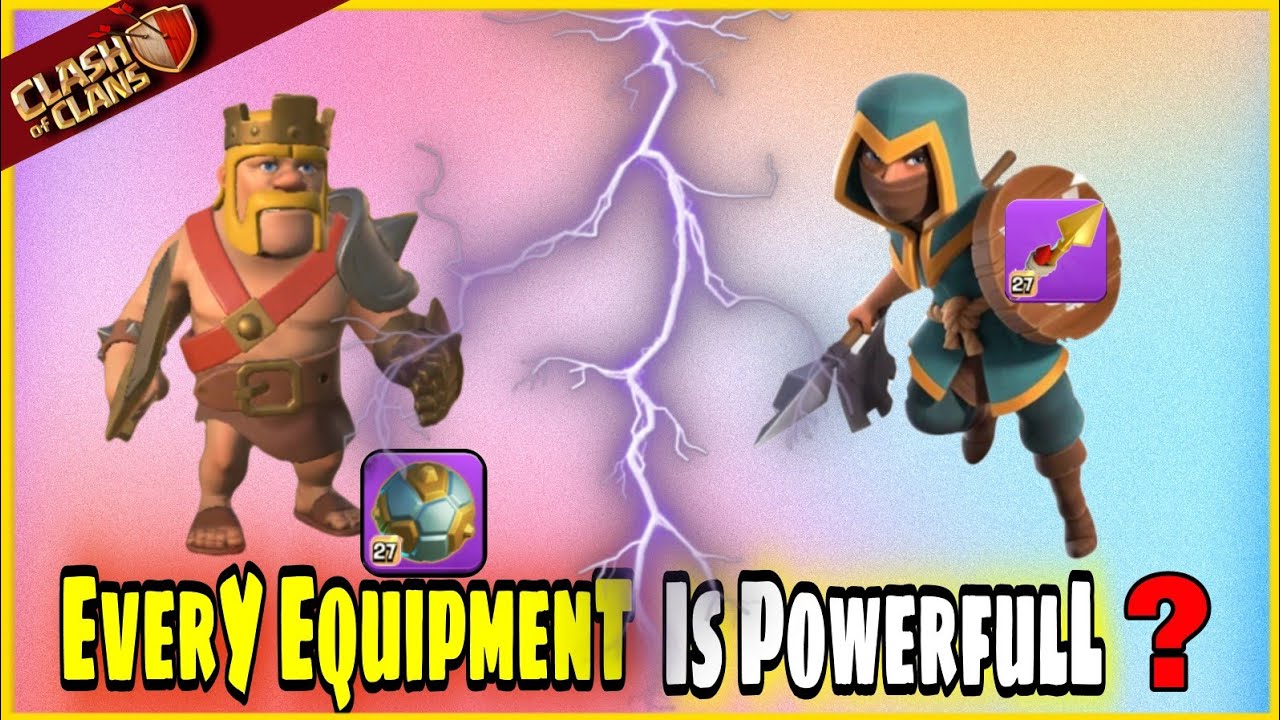 Every Equipment is Powerful | Cash Of Clans | COC - YouTube
