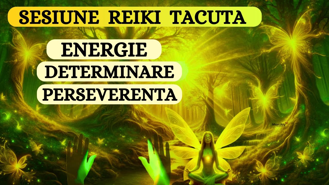 SESIUNE REIKI TACUTA - ENERGIE - DETERMINARE - PERSEVERENTA - YouTube