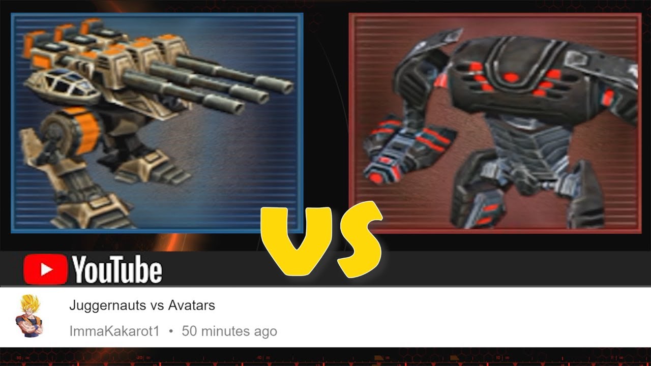 GDI Juggernaut vs Nod Avatar - YouTube