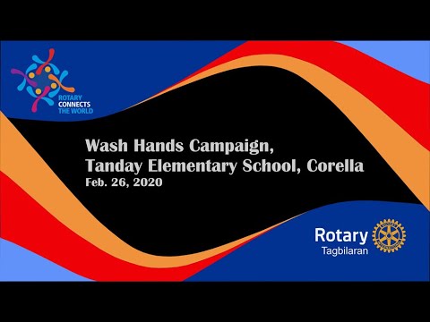 Wash Hands Campaign Tanday Elementary School Corella - YouTube