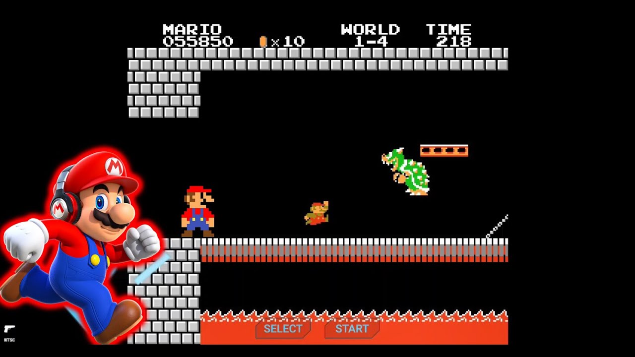 GAME MARIO BROS l nostalgia game tahun 90an l game seru melawan raja di ...