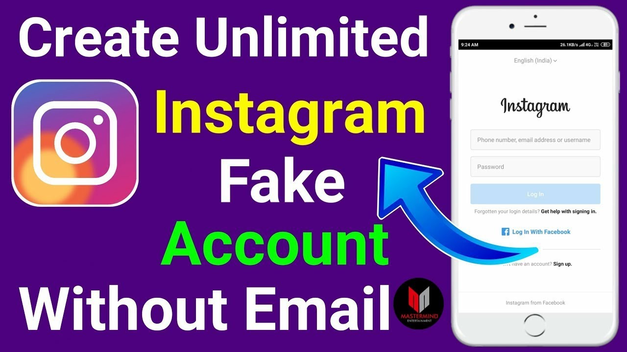 HOW TO CREATE UNLIMITED INSTAGRAM FACK ACCOUNT WITH ANY APP 2020 - YouTube