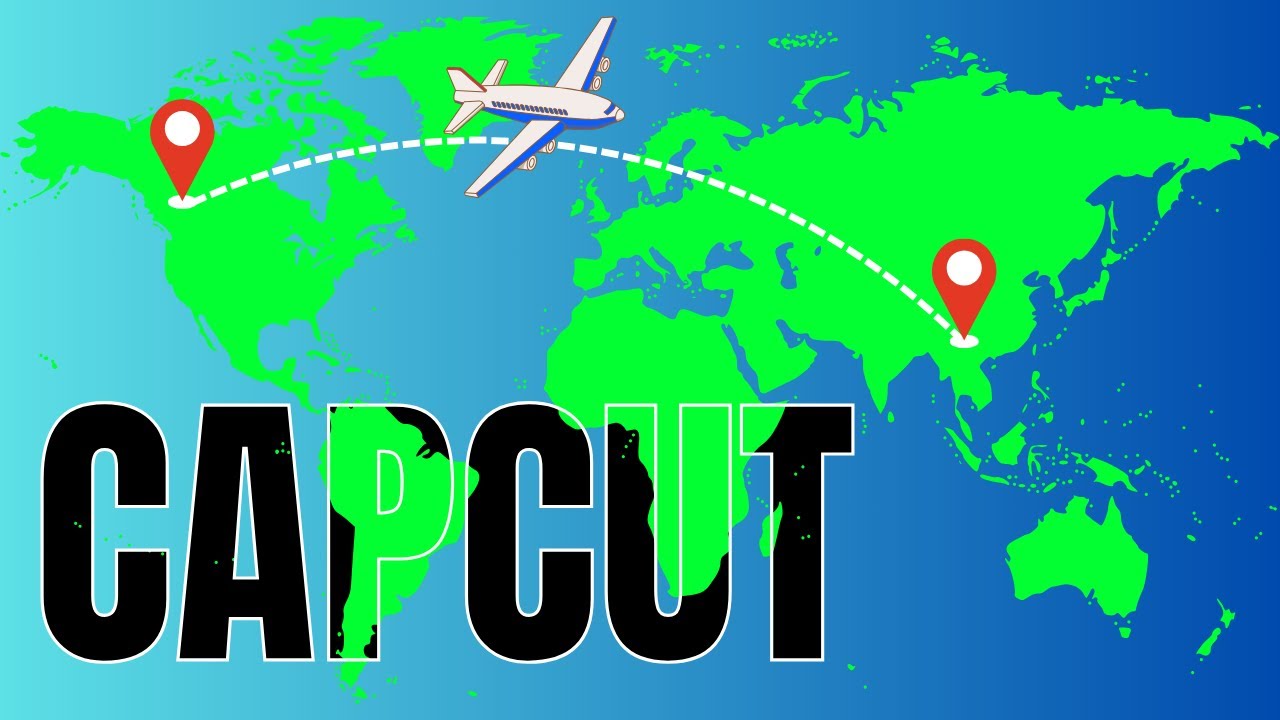 Travel Map Animation In CapCut PC #capcuttutorial #capcut @Just_a ...