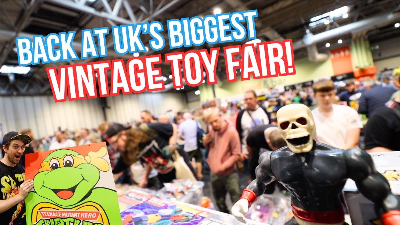 TOO MANY TOYS! Epic Vintage Toy Hunt at UK's Biggest Toy Fair, the NEC ...