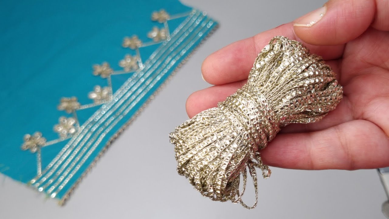 Golden Dori और Simple Patchworkसे बनाएं ख़ूबसूरत Design/ Beautiful ...