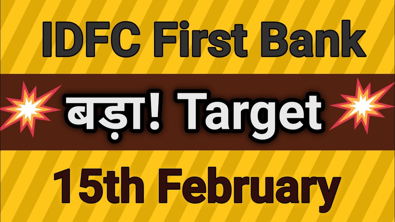 idfc first bank share latest news today | idfc first bank share price ...