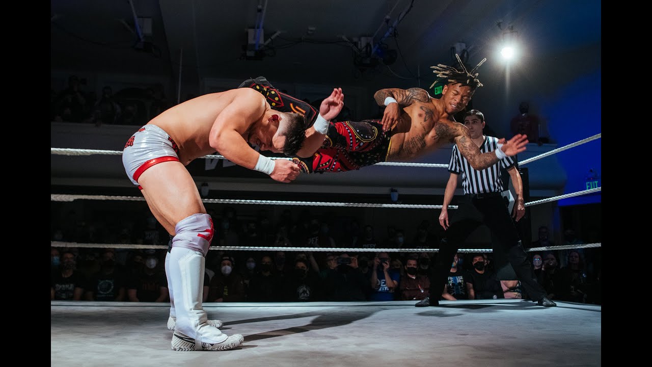 Lio Rush Vs Titus Alexander from DEFY Brutalist - YouTube