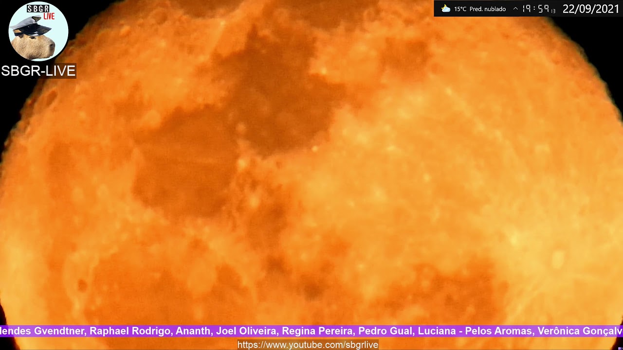 Super Lua Vermelha - YouTube