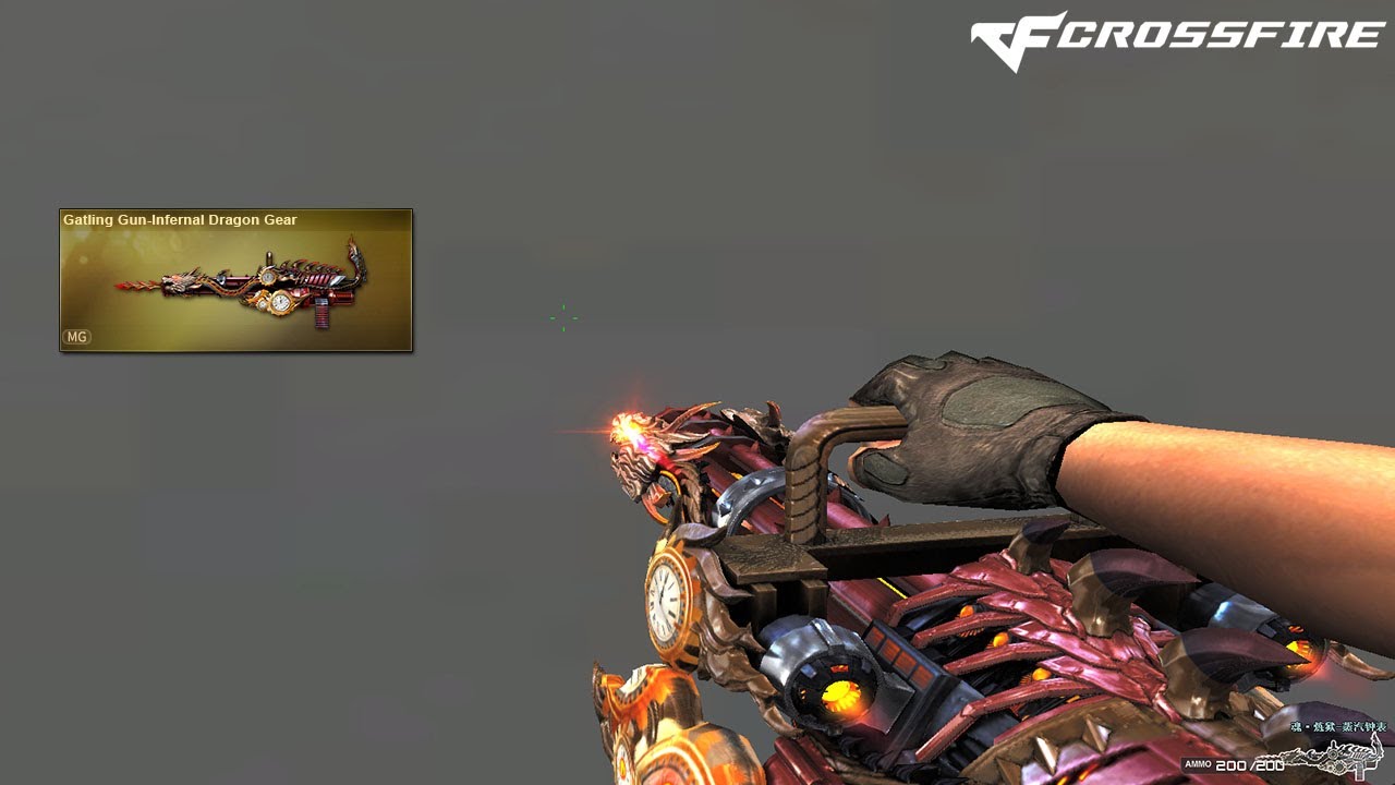 CF Preview | Gatling Gun-Infernal Dragon Gear (VVIP No Perks) - YouTube