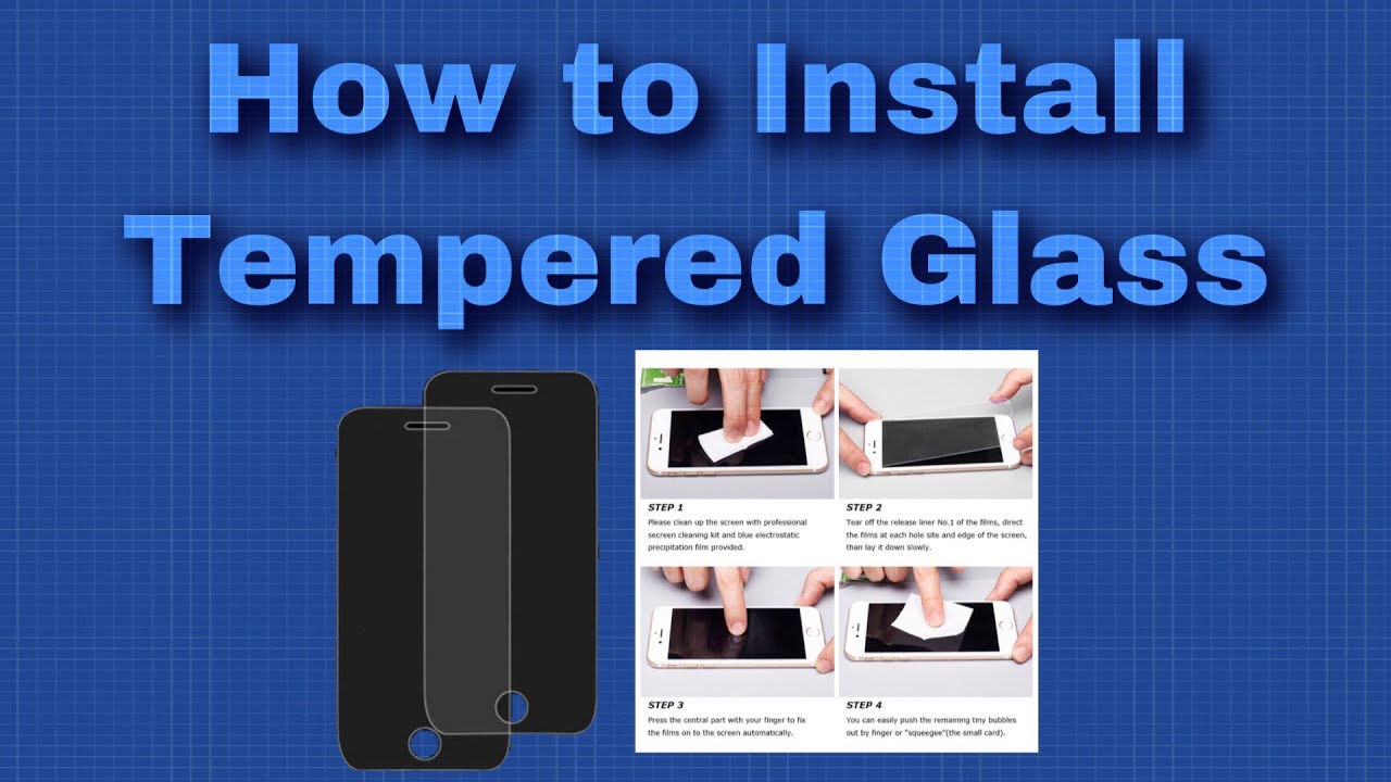 How to install tempered glass on your Smart Phones || DIY - YouTube