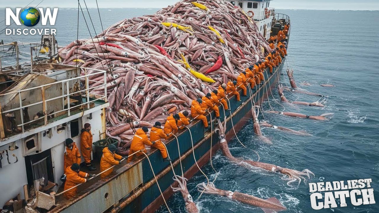 Shocking! Harvesting 12 Tons Of Squid At Night Brings In More Than ...