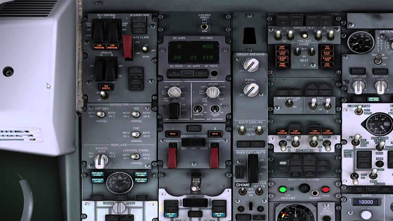 GIVT: Overhead Panel Part 2 - Preflight Procedure Scanflow - YouTube