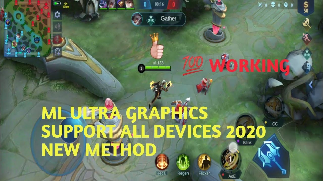 Mobile legends get ultra graphics legit for all devices 💯 new script ...