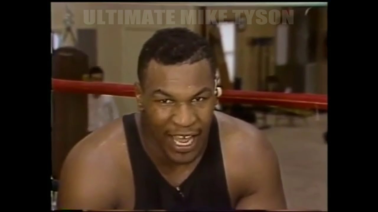 MIKE TYSON INTERVIEW BEFORE CARL WILLIAMS FIGHT 1989 - YouTube