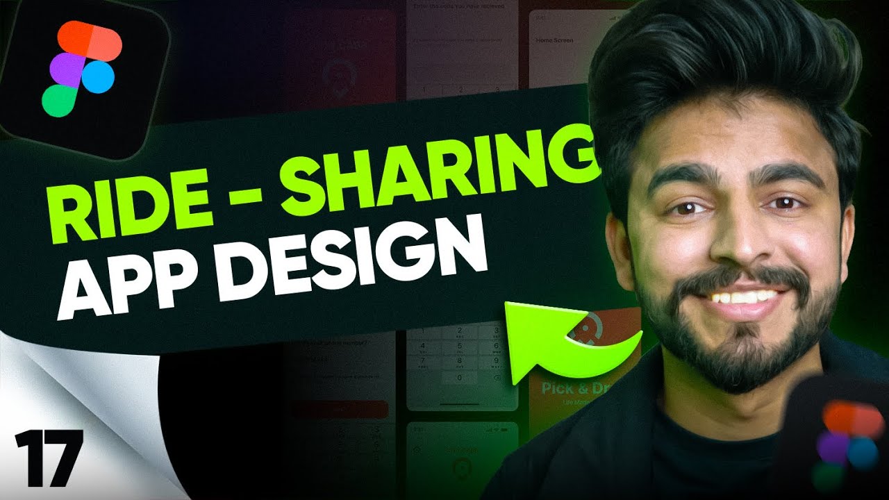 Ride Sharing App Onboarding Design Patterns in Figma | Hindi Tutorial ...