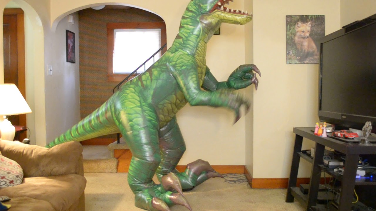 Inflatable Raptor - YouTube