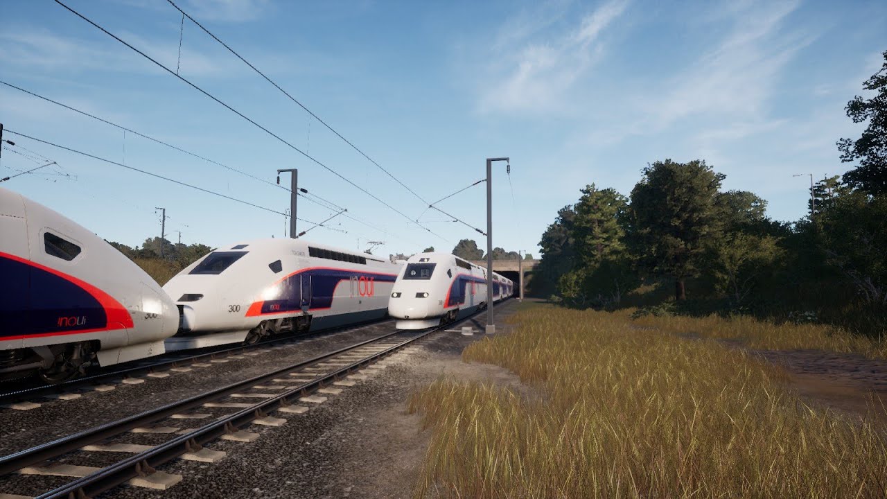 Train Sim World 3® Le TGV inoui la rame 300 - YouTube