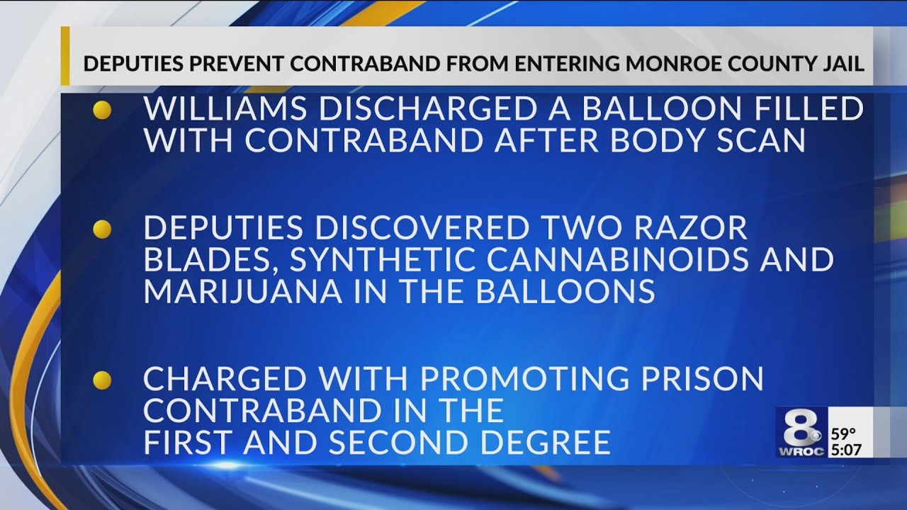 Man charged for hiding contraband, while entering Monroe County Jail ...