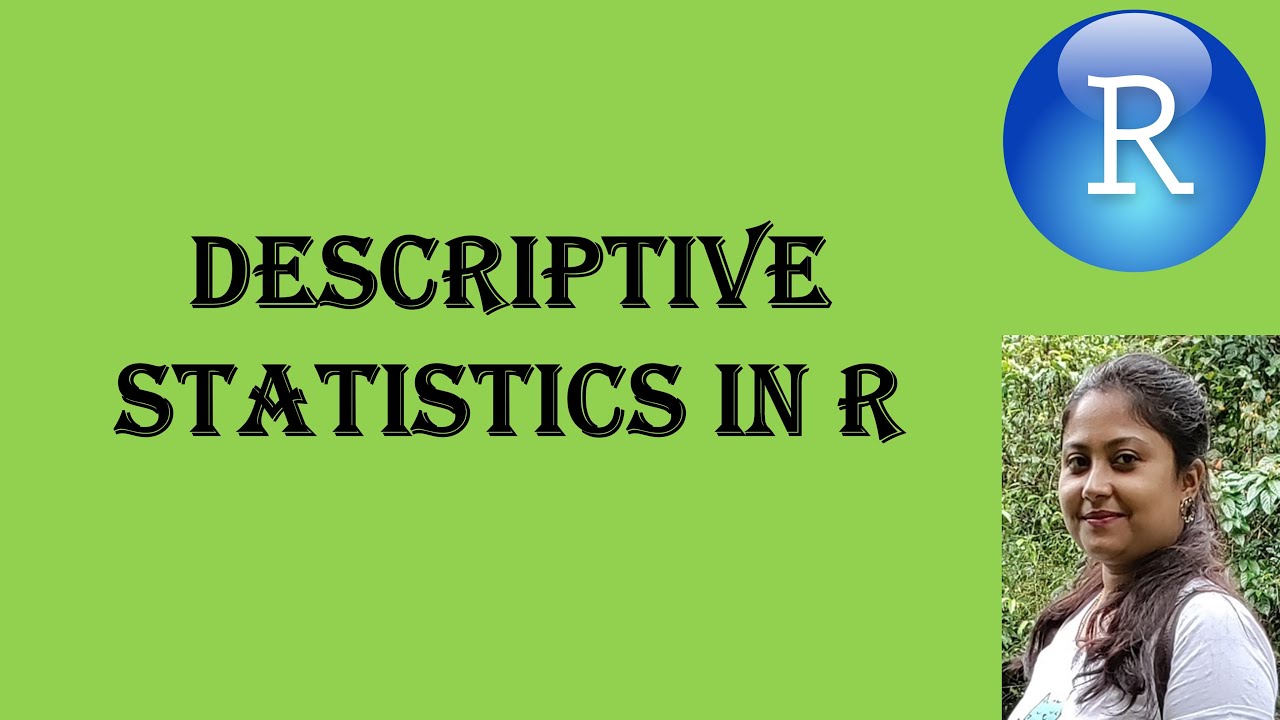 Descriptive statistics in R - YouTube