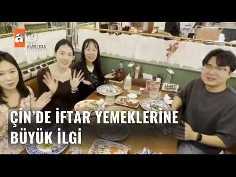 Çin’de İftar Yemeklerine Büyük İlgi