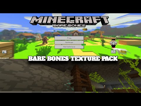 MCPE:Barebones texture pack Showcase. - YouTube