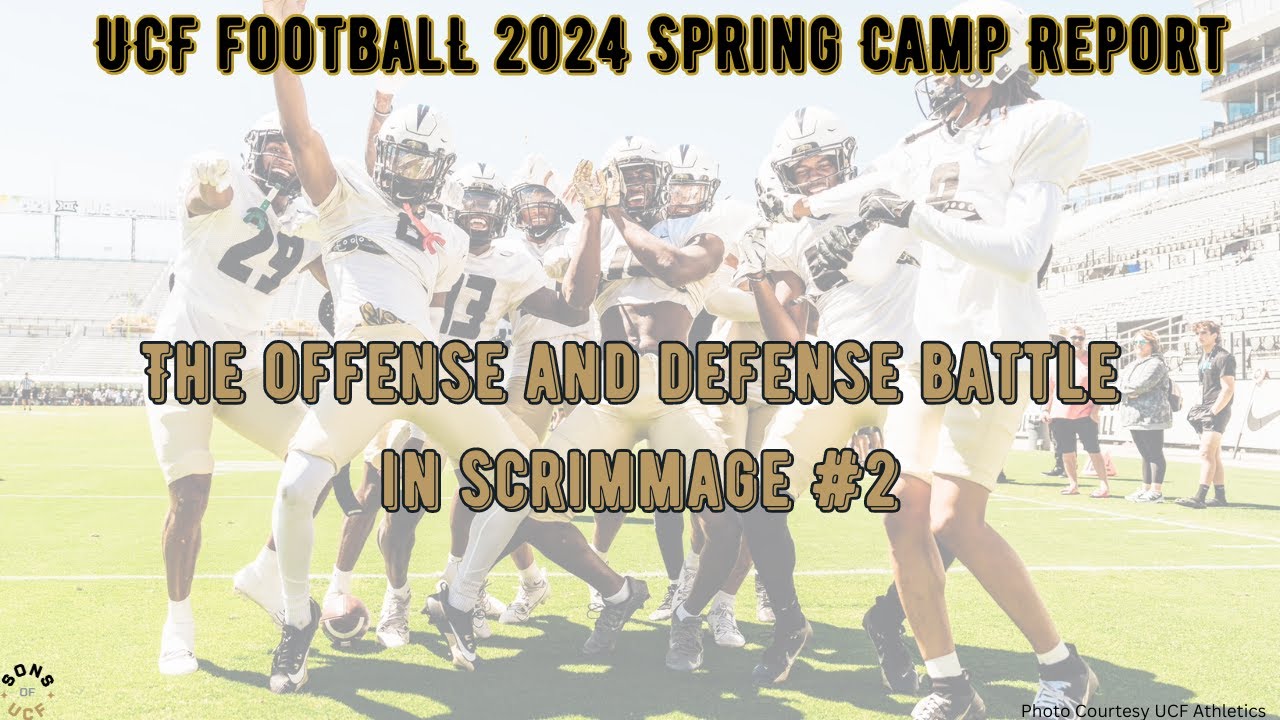 UCF Spring Football Camp Report: Offense and Defense battle in ...