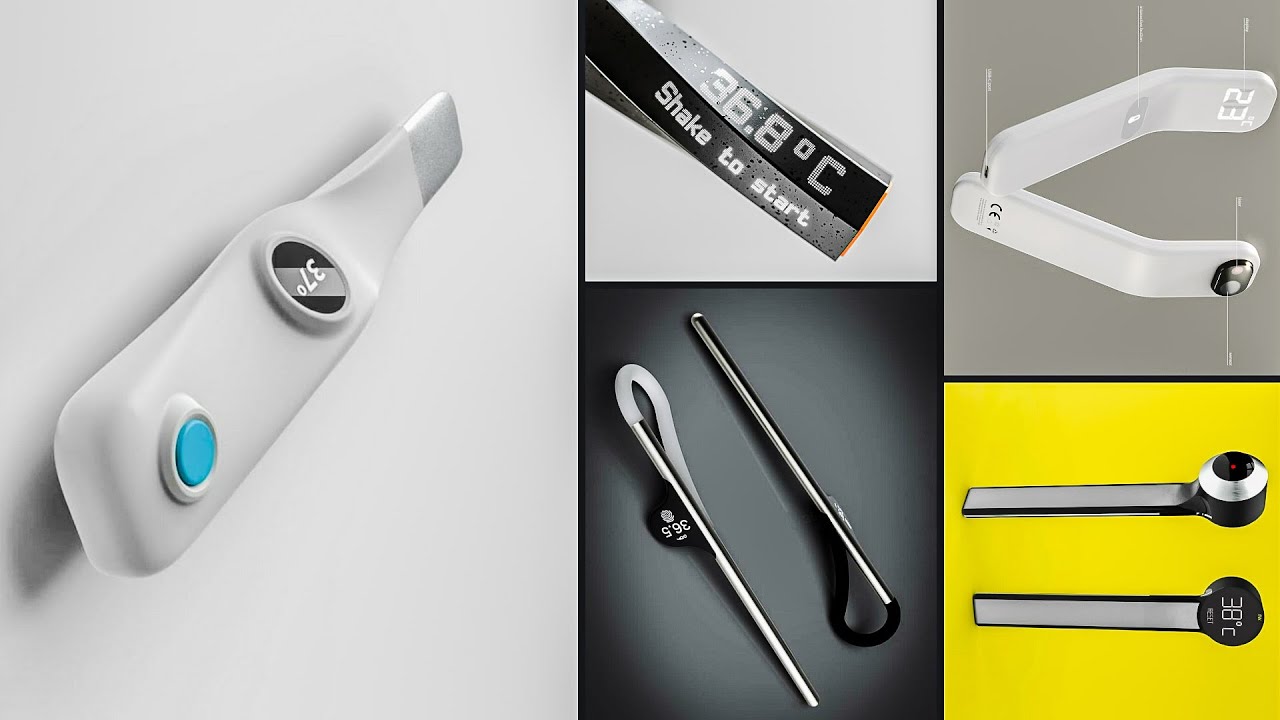 Top 5 Thermometer Designs | Product Design | CAD| Industrial Design ...