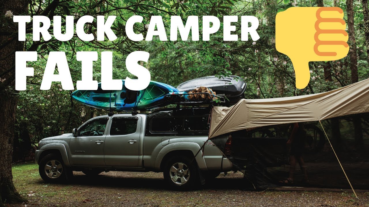 Truck Camper FAILS - Things we wish we could change - YouTube