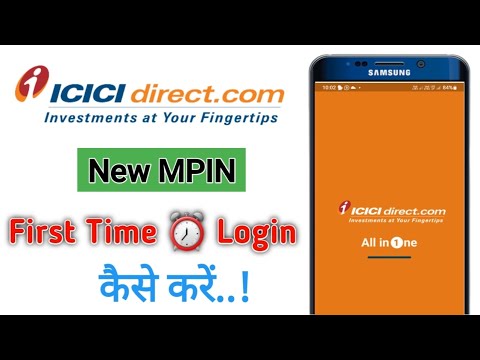 Icici direct first time login | Create M PIN by @moneyexpress7133 - YouTube
