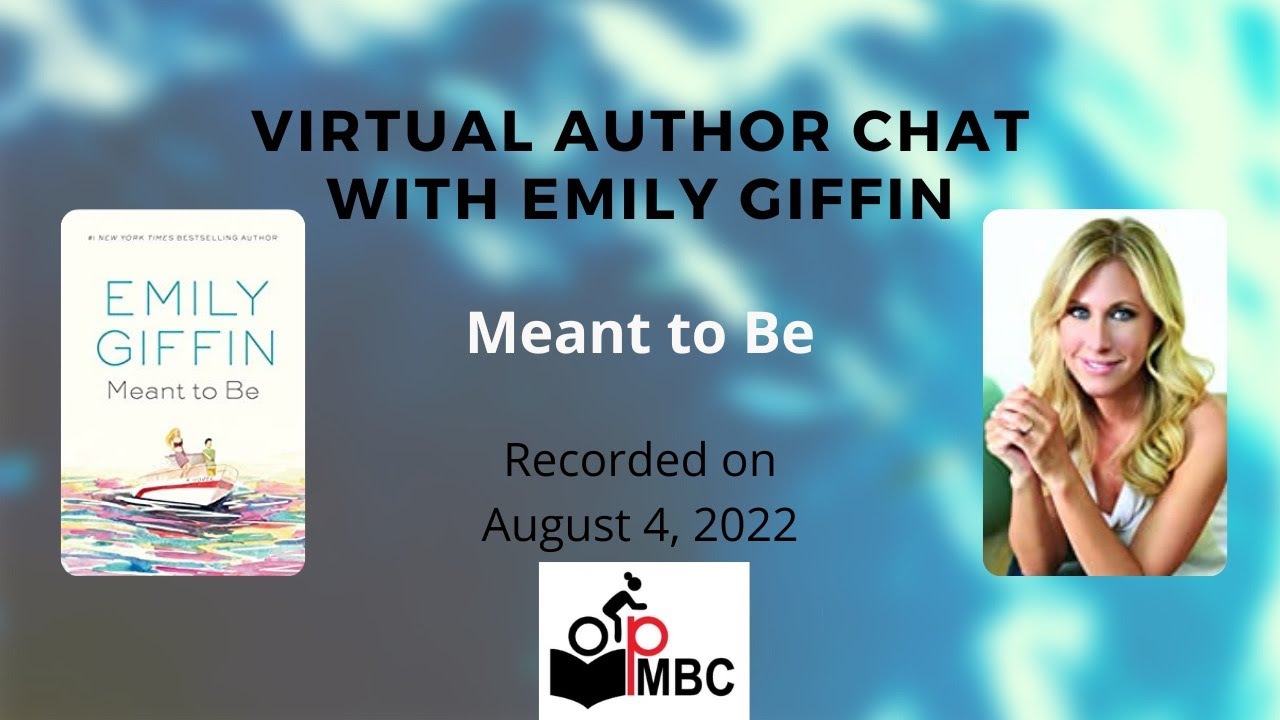 PMBC Hosts Bestselling Author Emily Giffin to Discuss Meant To Be - YouTube