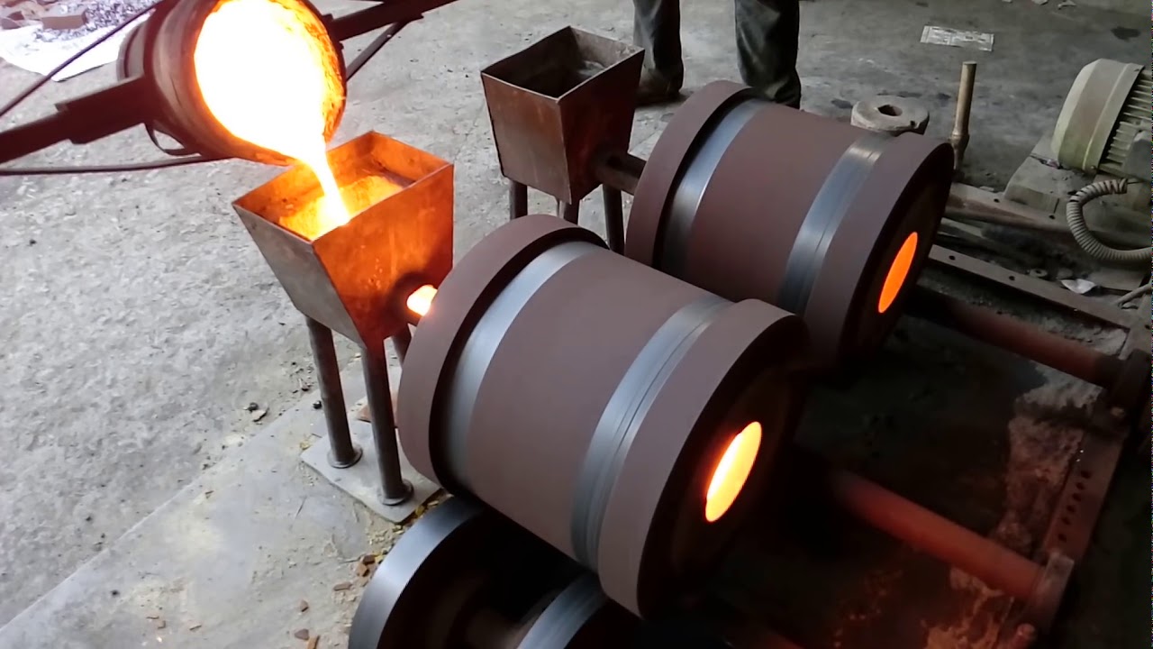CENTRIFUGAL CASTING MANUFACTURING PROCESS - YouTube