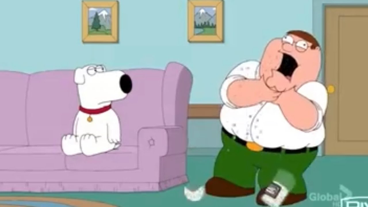 Peter eats a rice cake but it crashed the Nintendo Switch game - YouTube