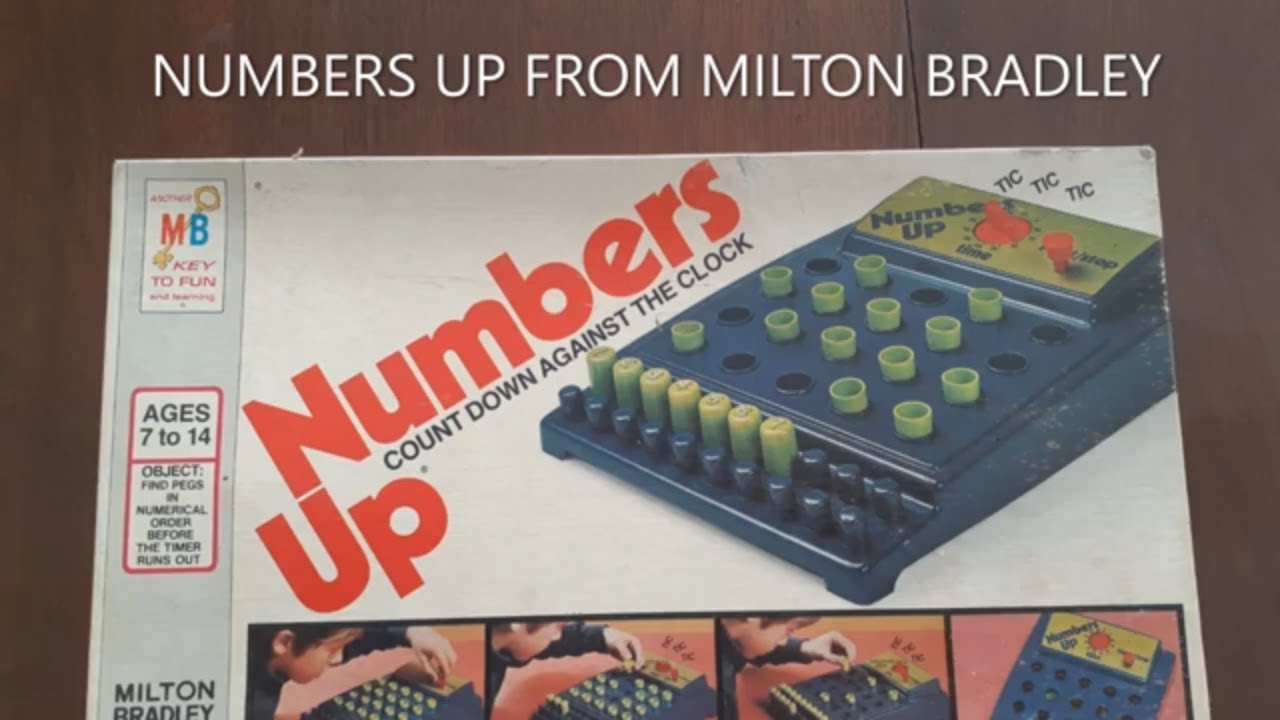 Tales From Sharricane's Toyroom- Numbers Up Game from Milton Bradley ...
