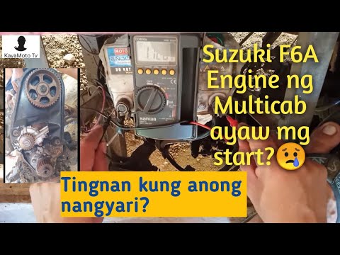 Suzuki F6A Engine ng Multicab ayaw mgstart? - YouTube