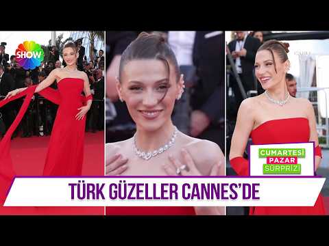 Cannes'in kırmızı halısında Türk ünlüler geçidi