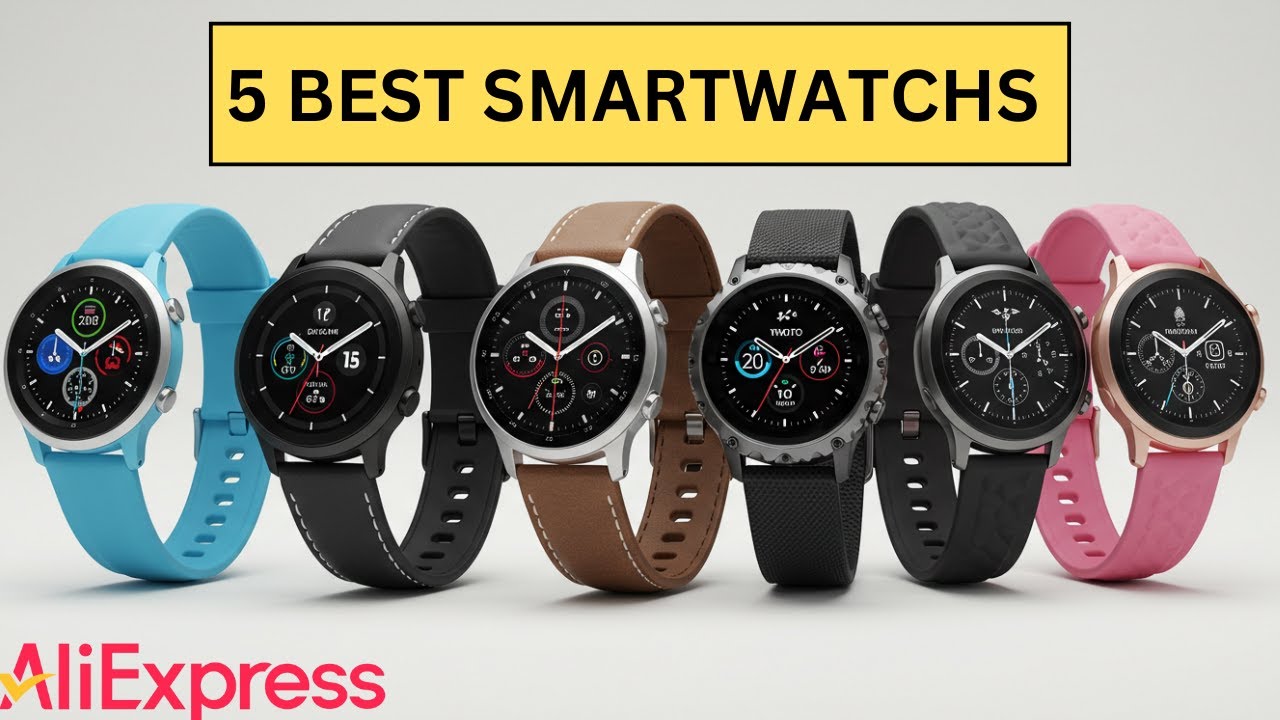 5 Best Smartwatches on AliExpress 2025 ⌚ AMOLED, GPS & Bluetooth ...
