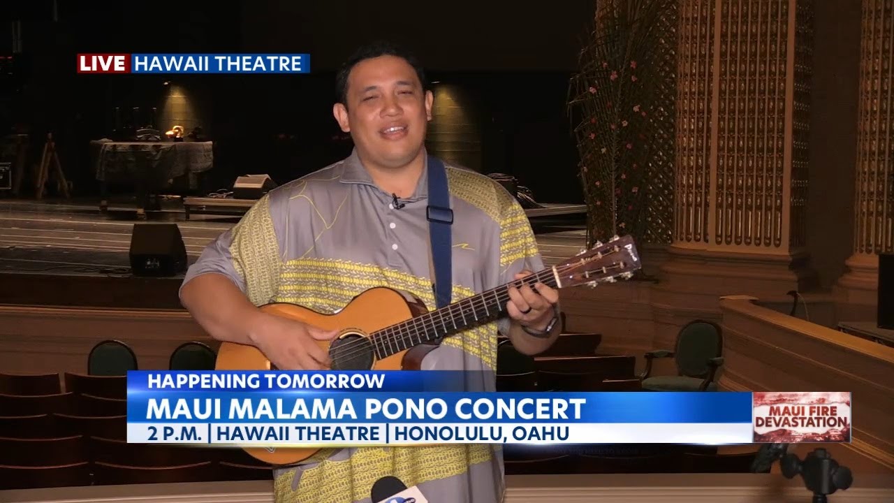 Kalae Camarillo performing at upcoming Maui benefit concert - YouTube